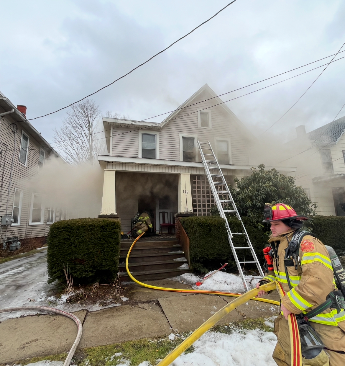 Structure Fire in Olean Leaves Two Firefighters Injured – WNY News Now
